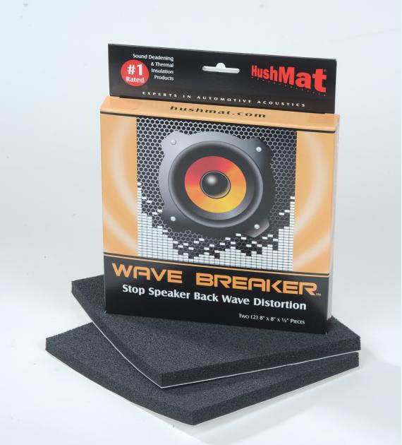 HushMat Wave Breaker Kit 8 Pack - Each Kit Contains 2- 8" x 8" ea ...