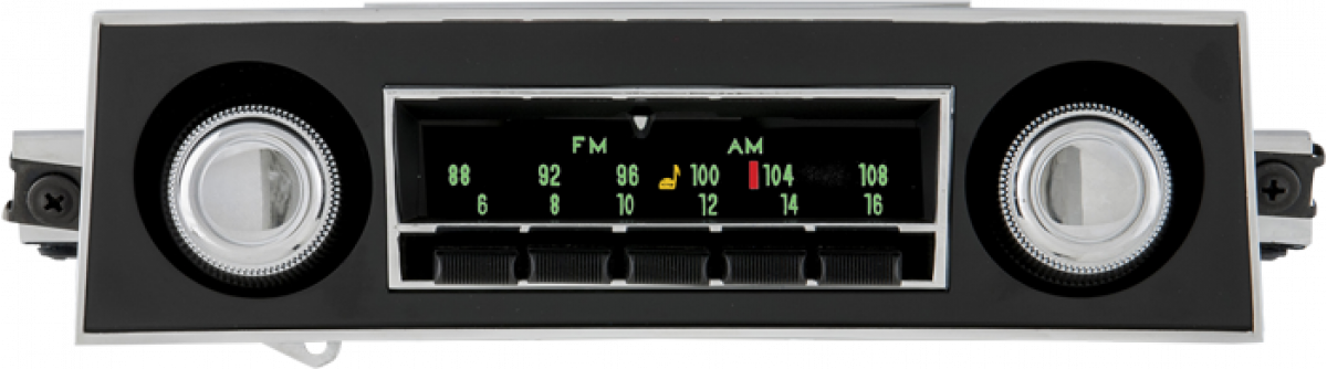 AAR 1967-1968 Chevrolet Camaro AM/FM Reproduction Radio with Bluetooth ...